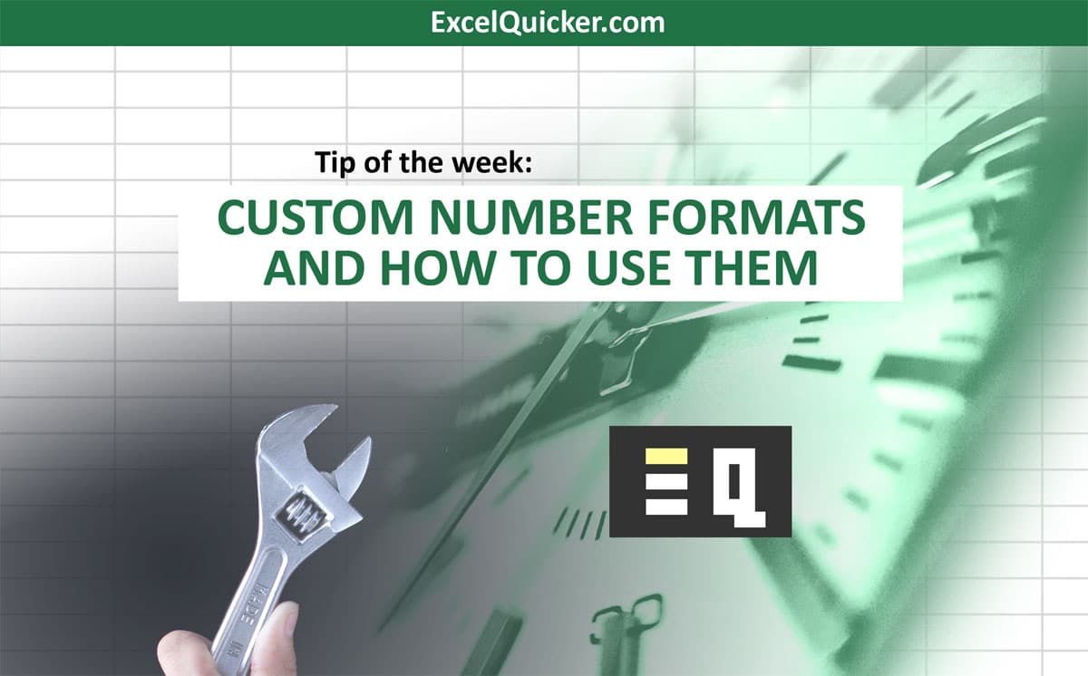 Custom number formats and how to use them - Excel Quicker